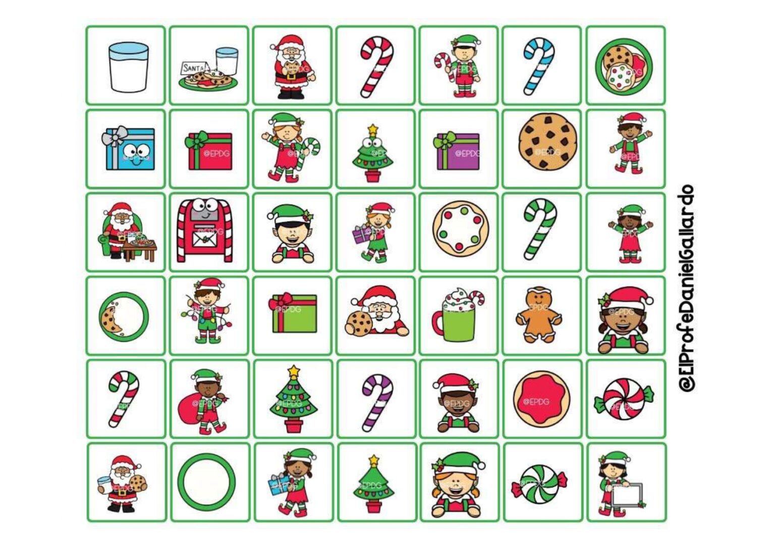 Bonitos Lince y Memory de Navidad - Orientacion Andujar