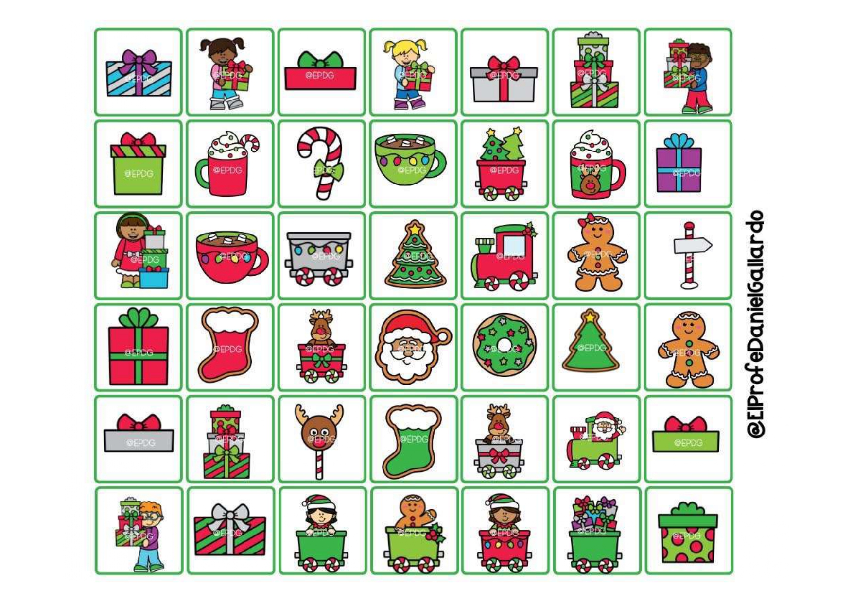 Bonitos Lince y Memory de Navidad - Orientacion Andujar