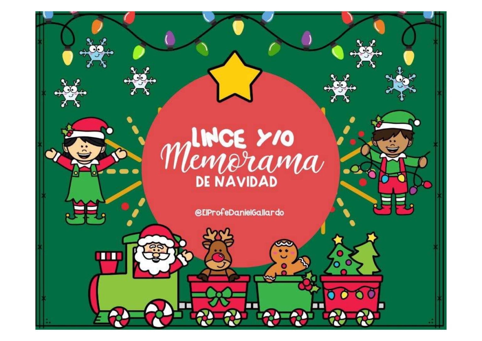 Bonitos Lince y Memory de Navidad - Orientacion Andujar