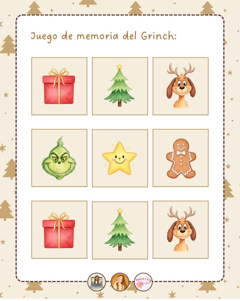 EL Grinch Cuaderno de Actividades infantil y primaria - Orientacion Andujar