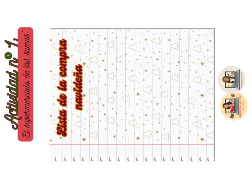 El Super de las sumas MATEMÁTICAS NAVIDEÑAS - Orientacion Andujar