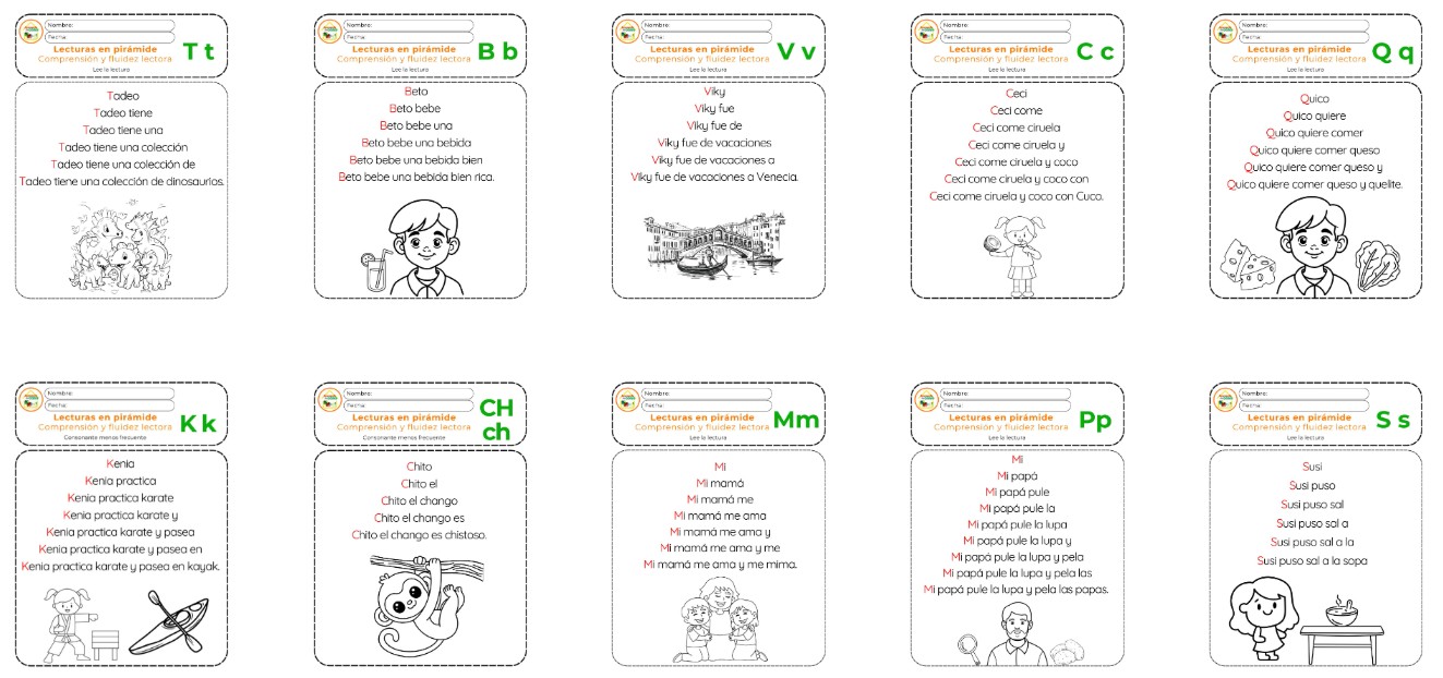 Lecturas en Pirámide para Mejorar la Comprensión y Fluidez Lectora ...