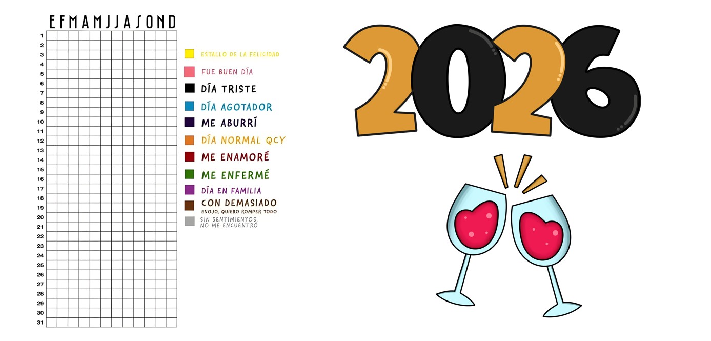 Registro emocional 2026 mi año en pixeles - Orientacion Andujar