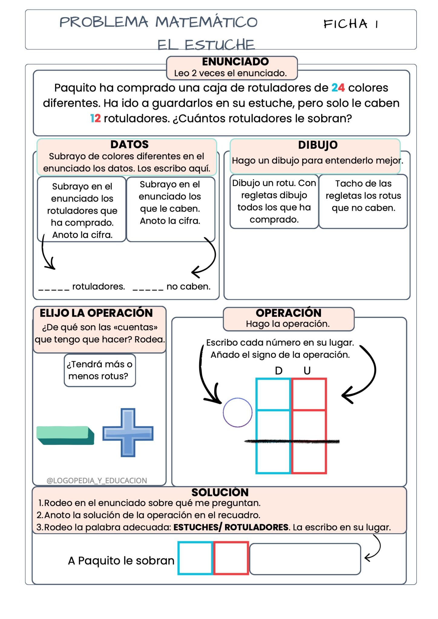 Mi cuaderno de problemas visuales primer ciclo - Orientacion Andujar