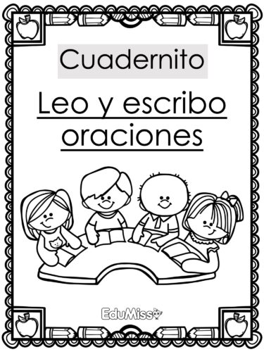Cuadernito Leo y escribo oraciones - Orientacion Andujar