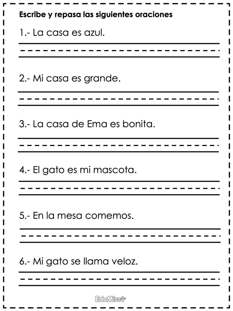 Cuadernito Leo y escribo oraciones - Orientacion Andujar