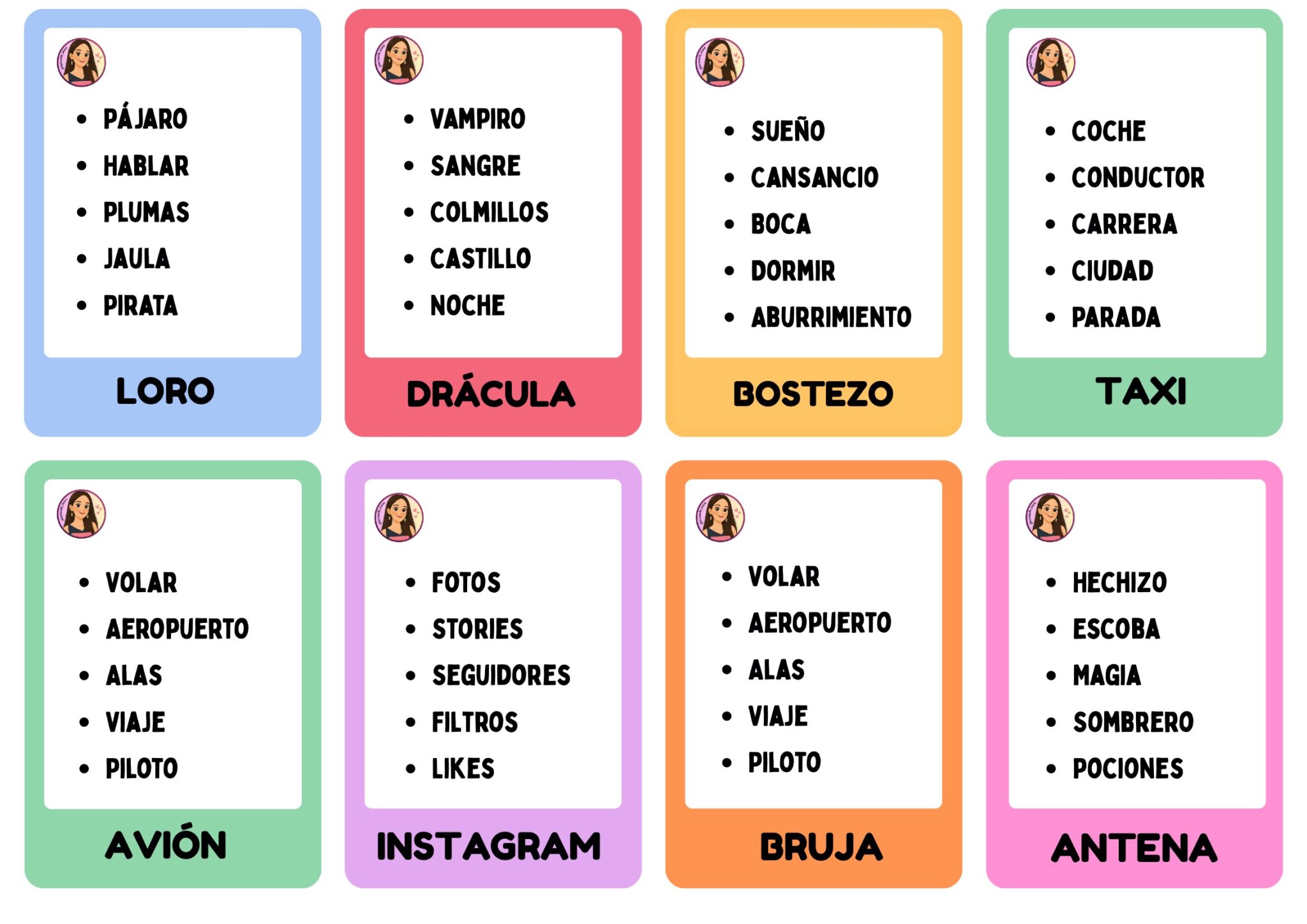 Divertido juego tabú para tus clases - Orientacion Andujar
