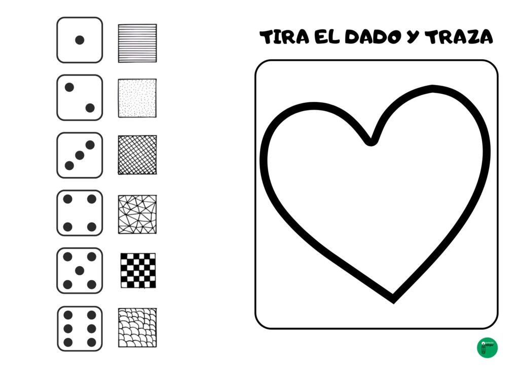 Grafismo creativo por San Valentín: Lanza el dado y dibuja ...