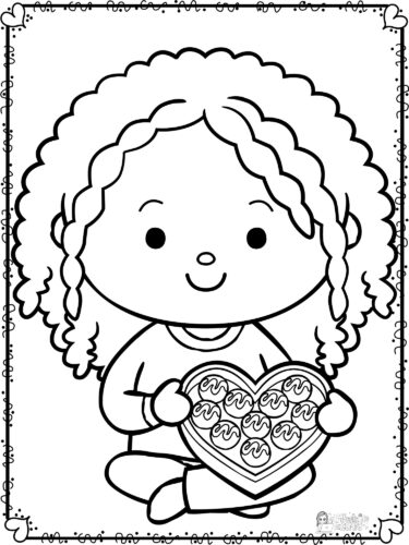 Librito para colorear especial San Valentín Día del Amor y la Amistad ...