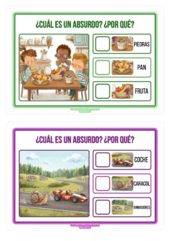 20 ABSURDOS VISUALES en bonitas tarjetas - Orientacion Andujar