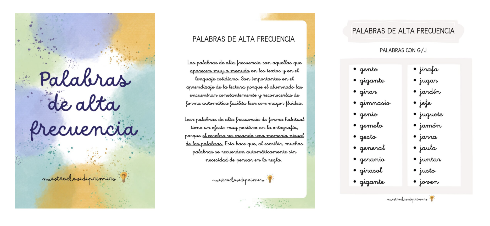 palabras con g Archives - Orientación Andújar - Recursos Educativos