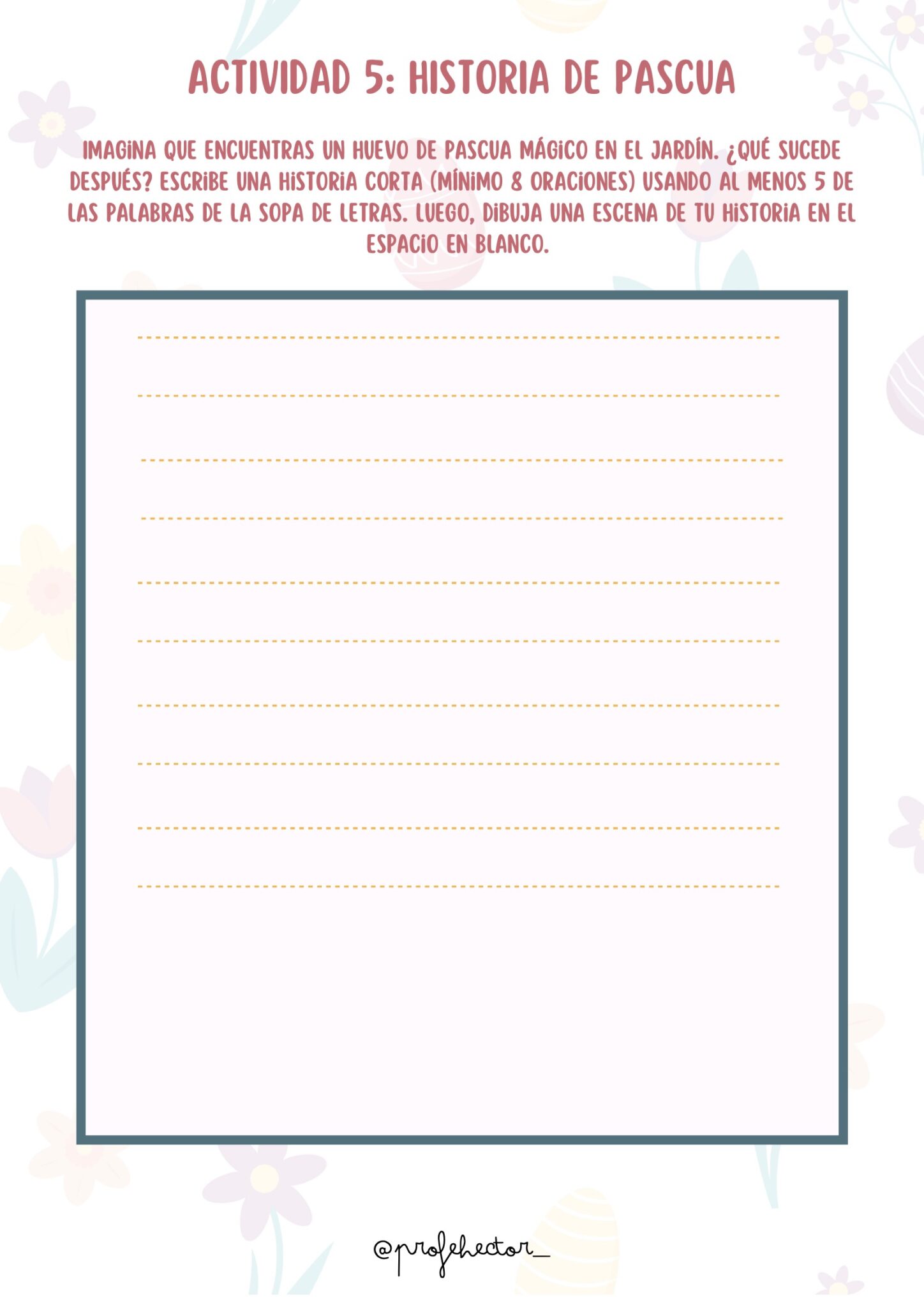 DOSSIER PASCUA de actividades divertidas - Orientacion Andujar
