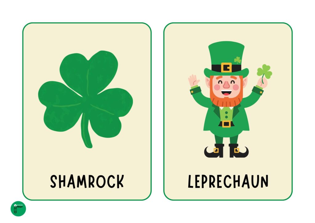 St. Patrick’s Day Flashcards: ¡Llena tu aula de suerte y vocabulario en ...