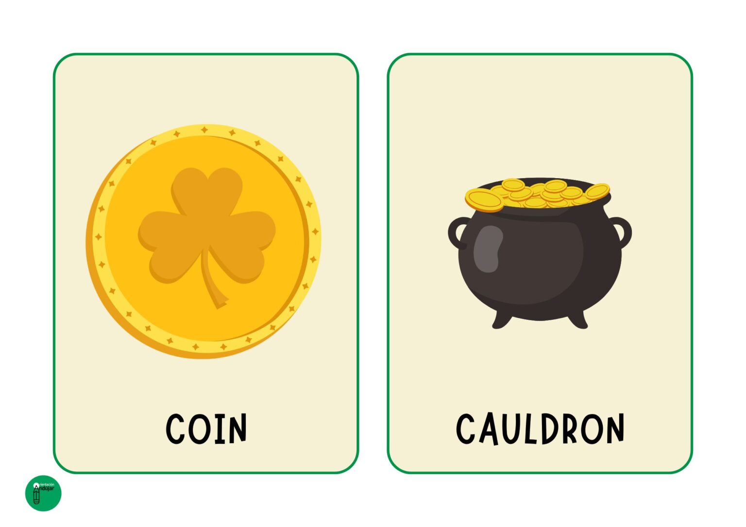 St. Patrick’s Day Flashcards: ¡Llena tu aula de suerte y vocabulario en ...