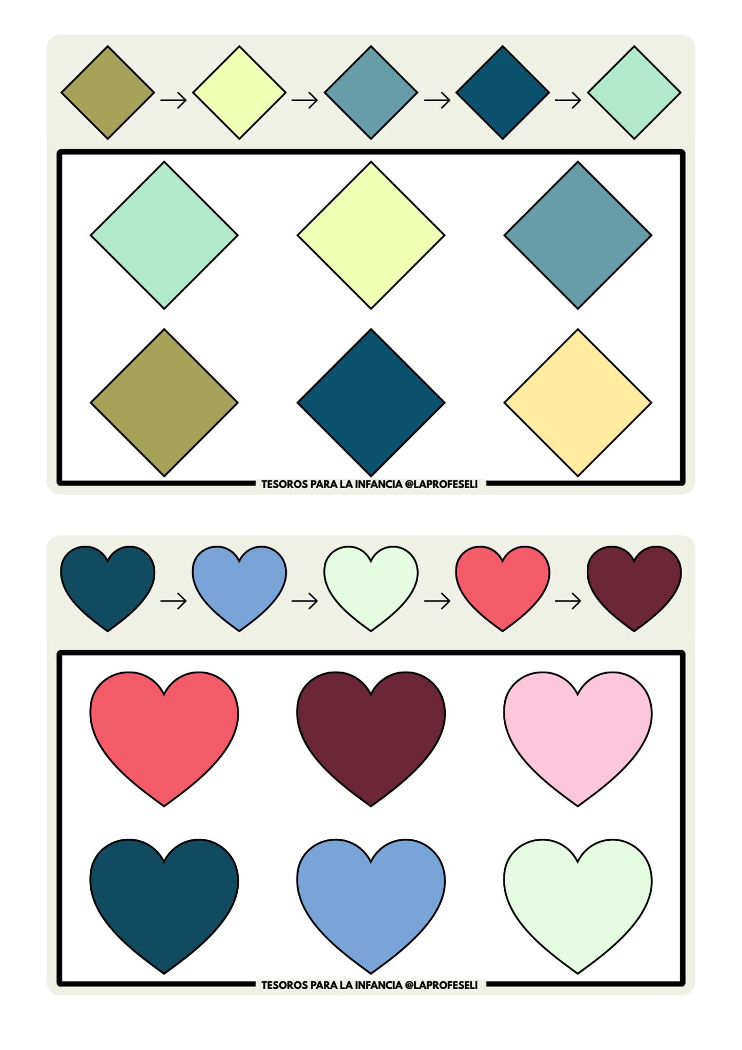 20 RUTAS DE COLORES para trabajar la atención - Orientacion Andujar