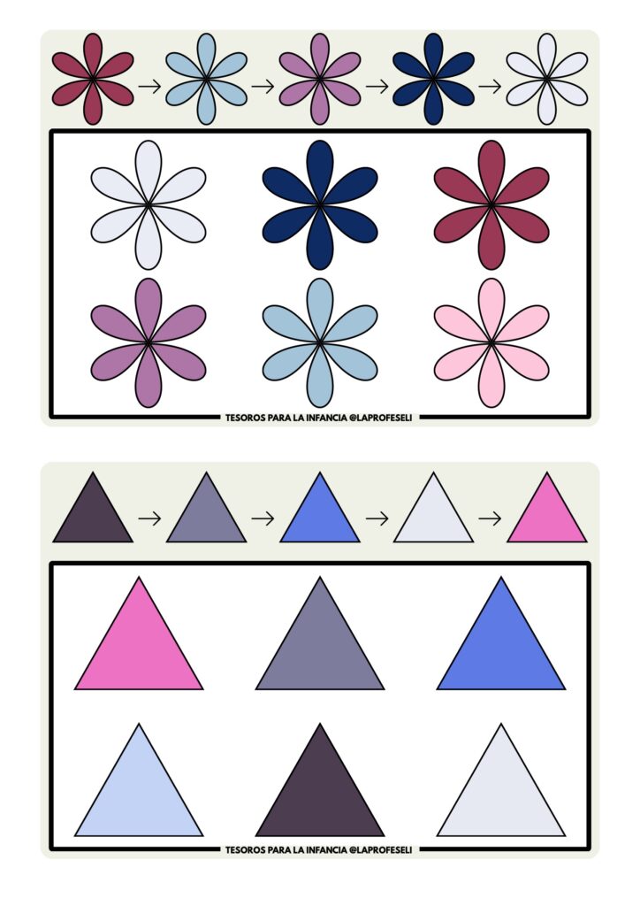 20 RUTAS DE COLORES para trabajar la atención - Orientacion Andujar
