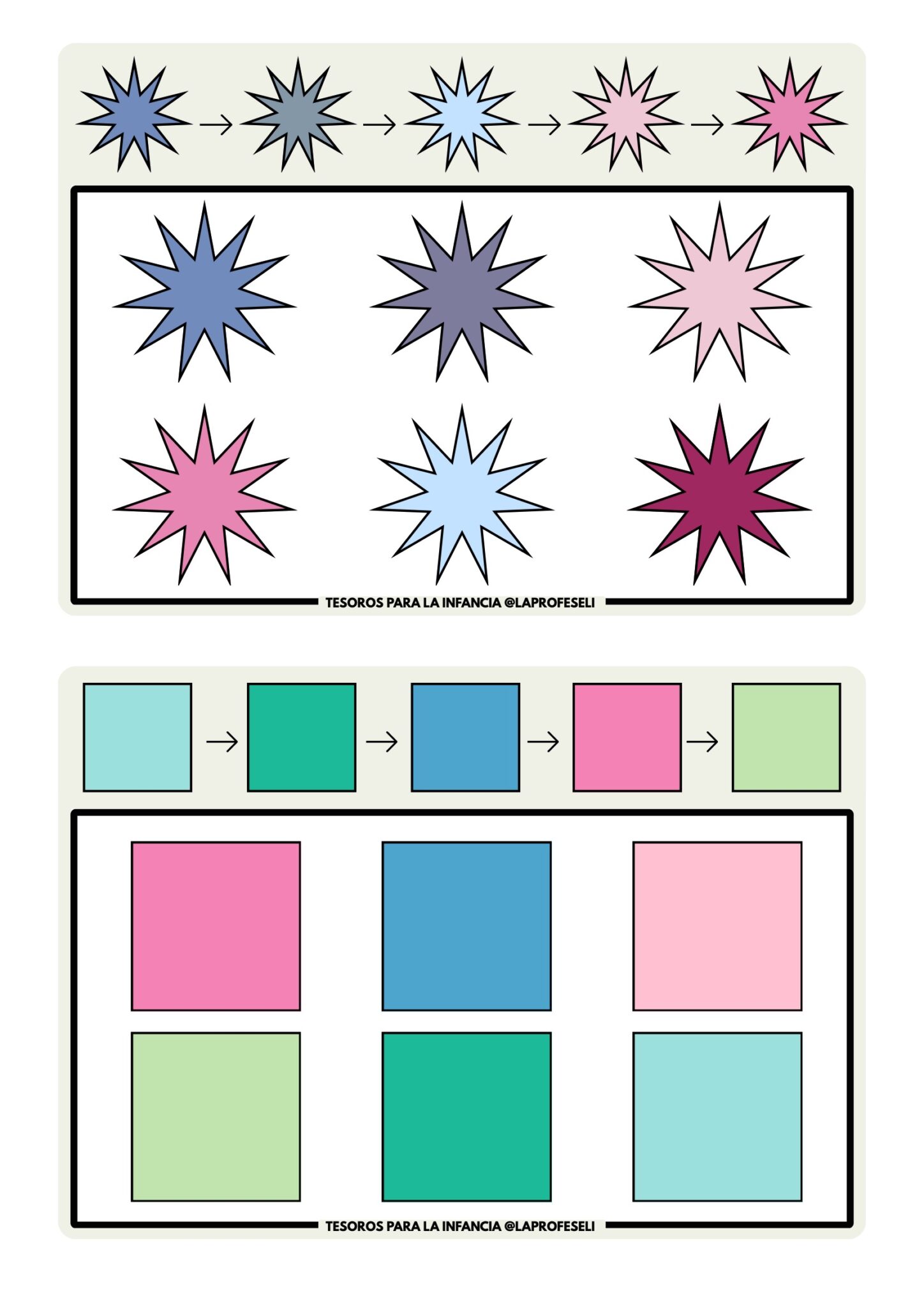 20 RUTAS DE COLORES para trabajar la atención - Orientacion Andujar