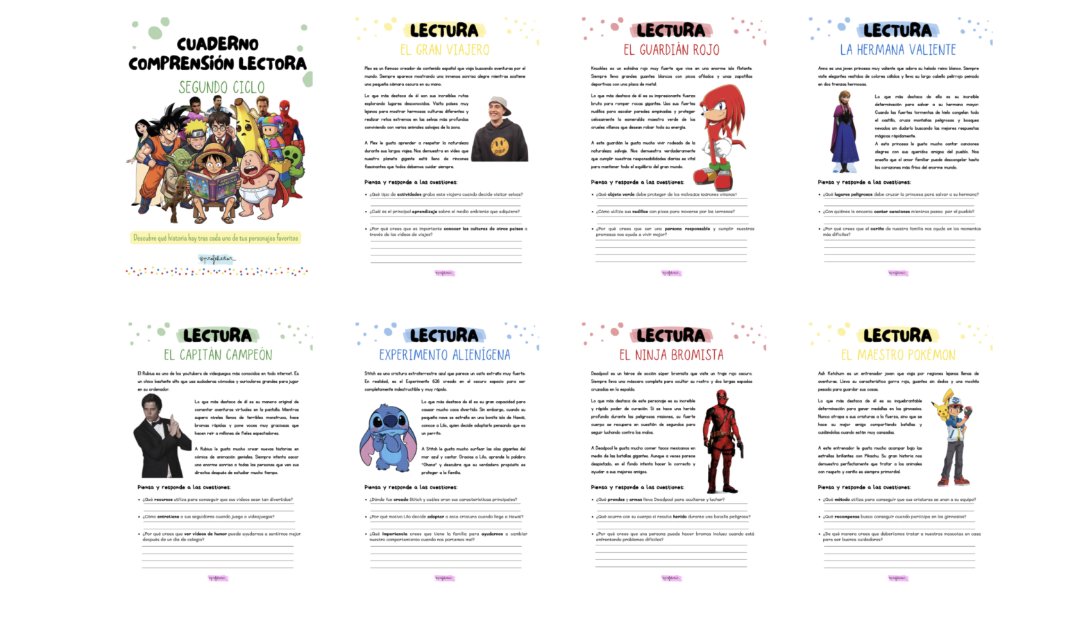 preguntas de lectura Archives - Orientación Andújar - Recursos Educativos