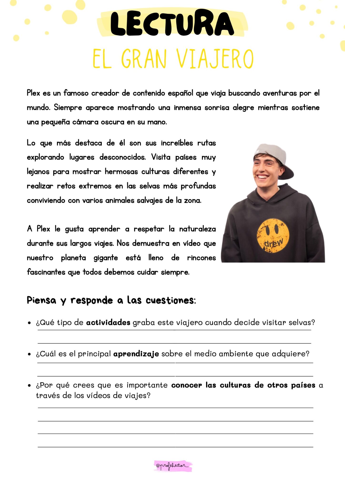 Comprension lectora 3º y 4º con sus personajes favoritos - Orientacion ...