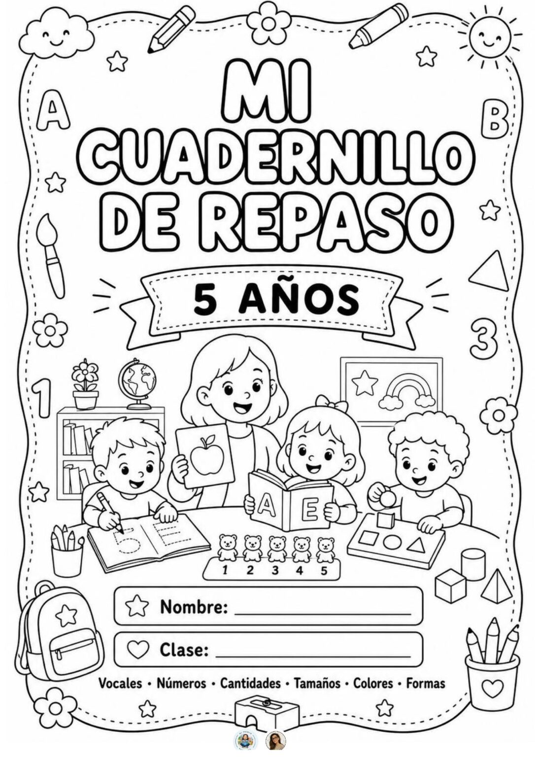 CUADERNO repaso verano Infantil 5 años - Orientacion Andujar